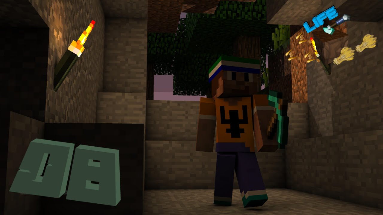 Minecraft Life #8 "Minenbau"-Gameplay :D (100. Video) - YouTube