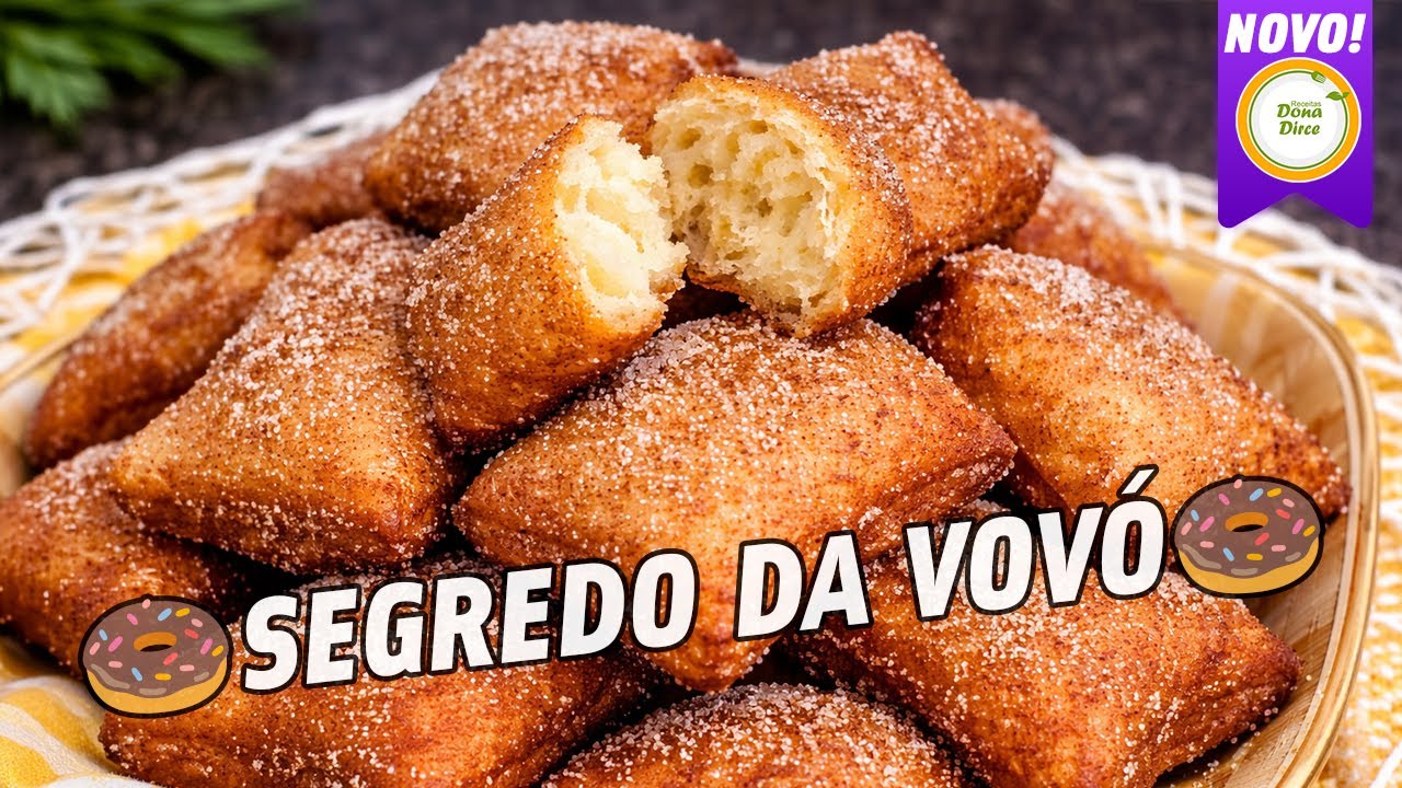 BOLINHO DOCE QUE É UM SUCESSO NA CASA DA VOVÓ | BOLINHO SAPO | BOLINHO ...