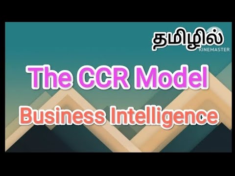 The CCR model in business intelligence | business intelligence in tamil ...