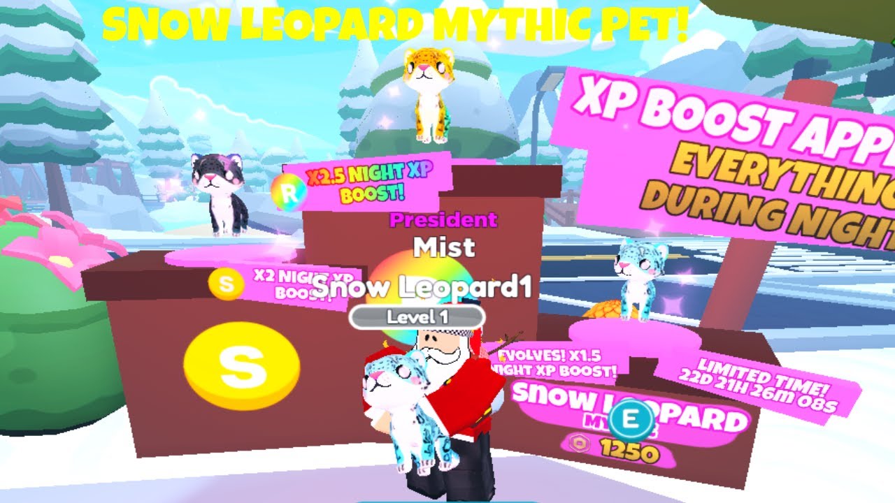 How to BUY THE MYTHIC "SNOW LEOPARD" PET in OVERLOOK RP! [ROBLOX] - YouTube