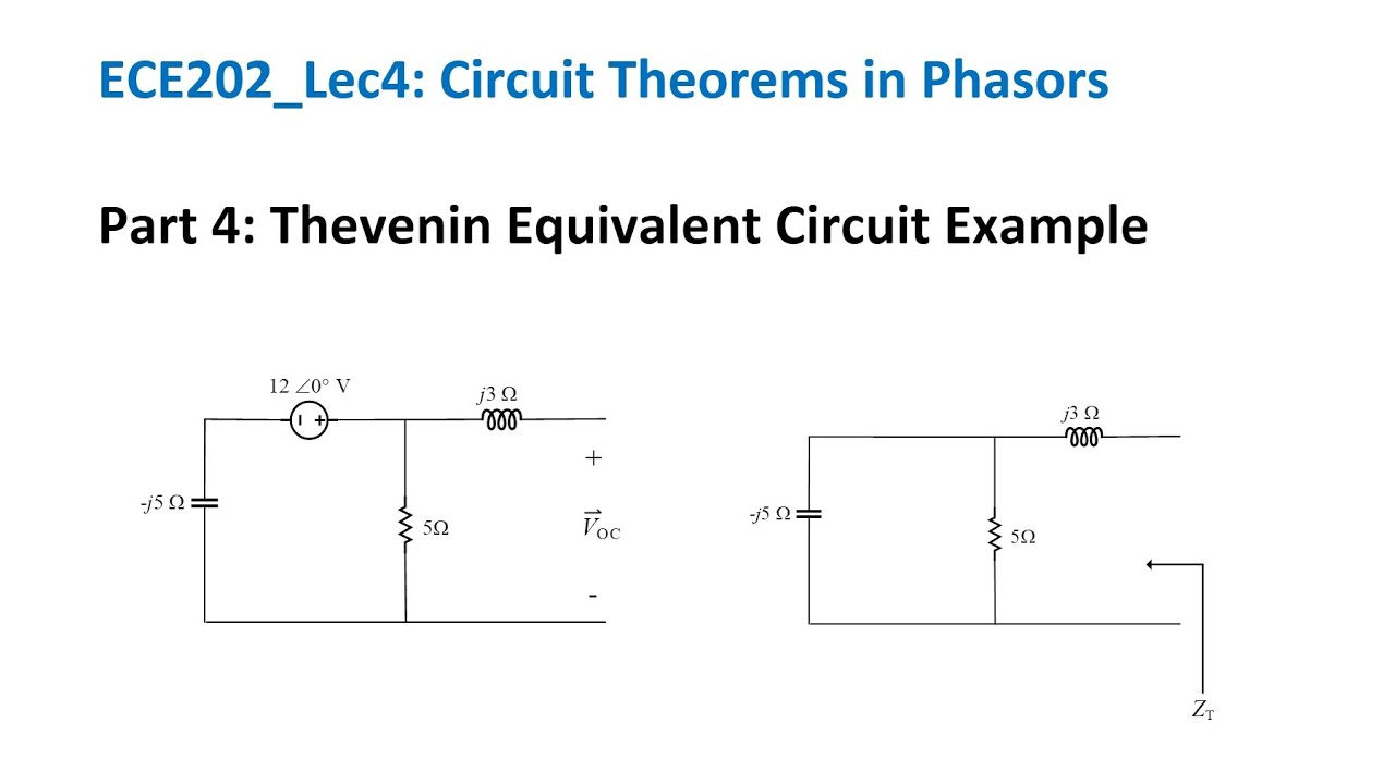 ECE202_Lec4_Part 4 Example of Thevenin Equivalent Circuit - YouTube
