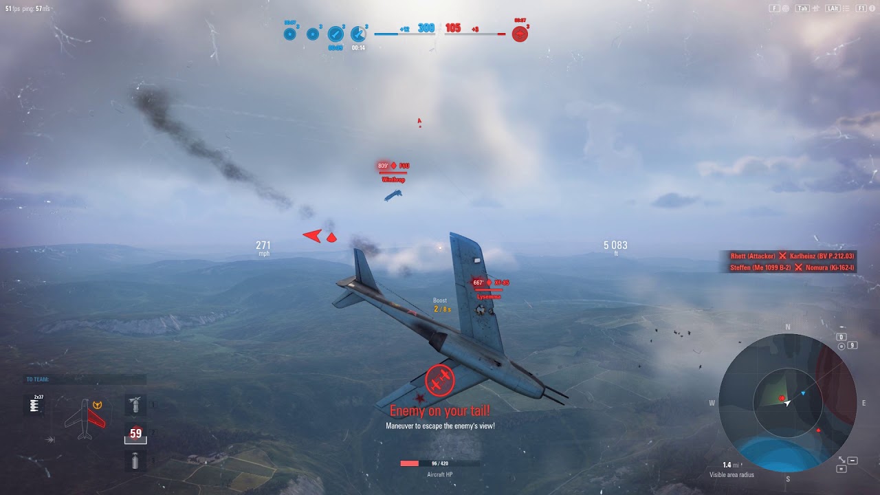 Tironan's World of Warplanes La 160 1st gun upgrade. - YouTube