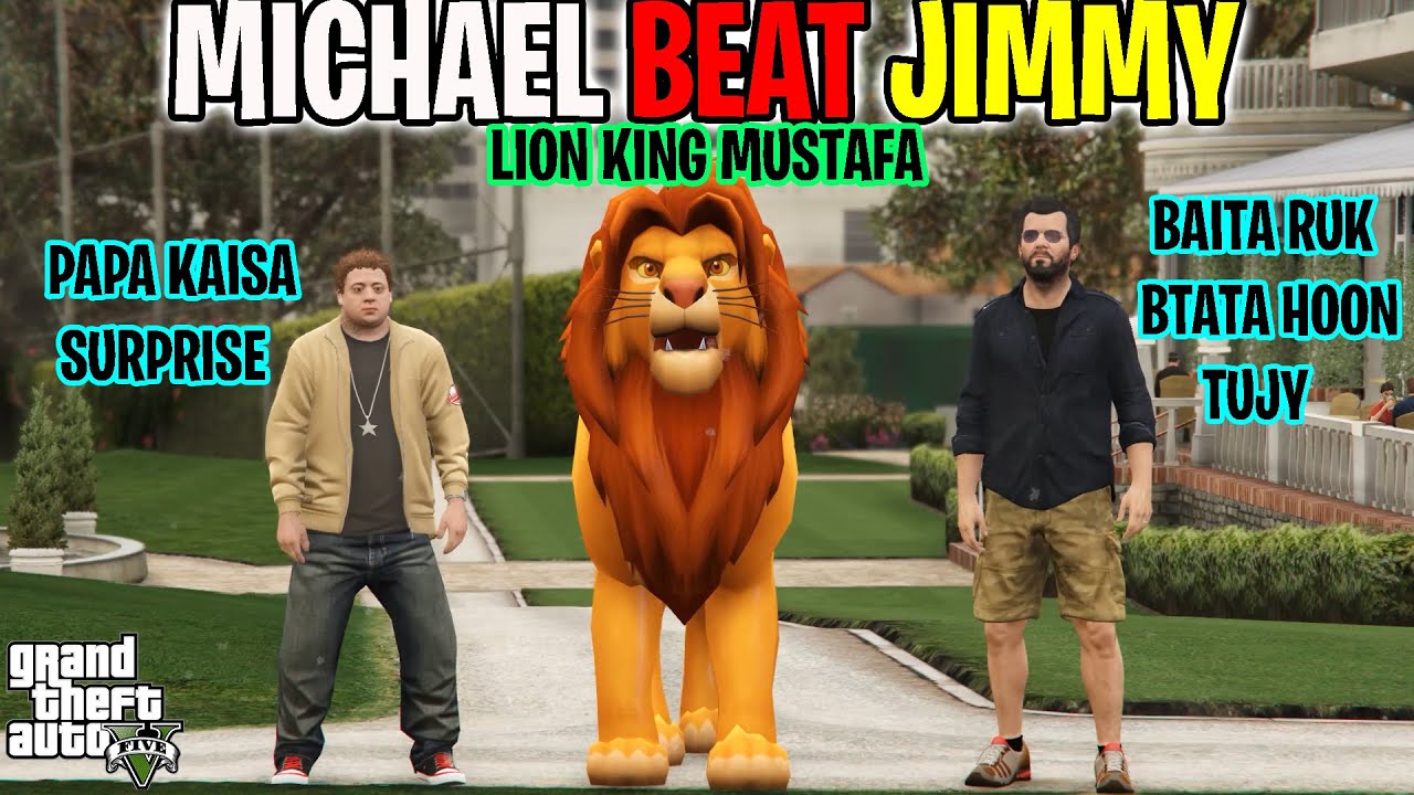 JIMMY BUYING "THE LION KING" MUSTAFA | MICHAEL BEAT JIMMY || GTA 5 ...