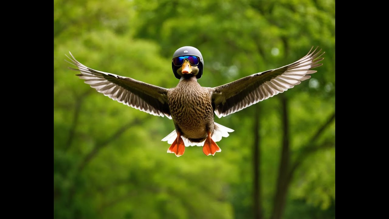 Flying Duck (drone flying) - YouTube