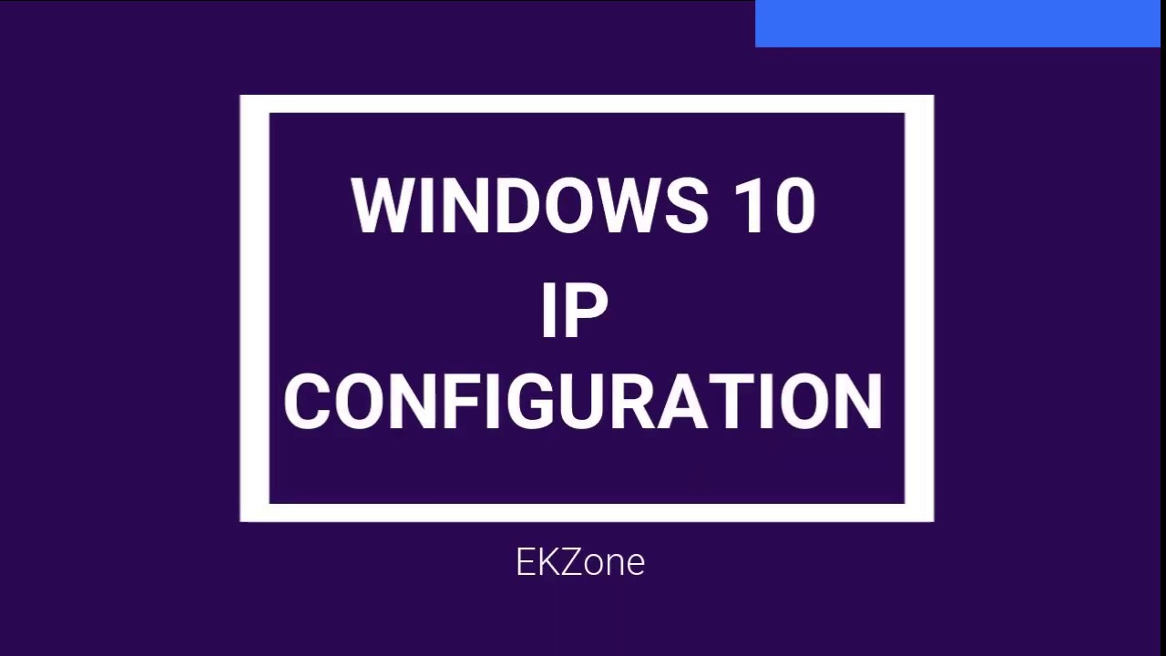 IP configuration in windows 10 ( IP Address එකක් යොදන්නේ කොහොමද ) - YouTube