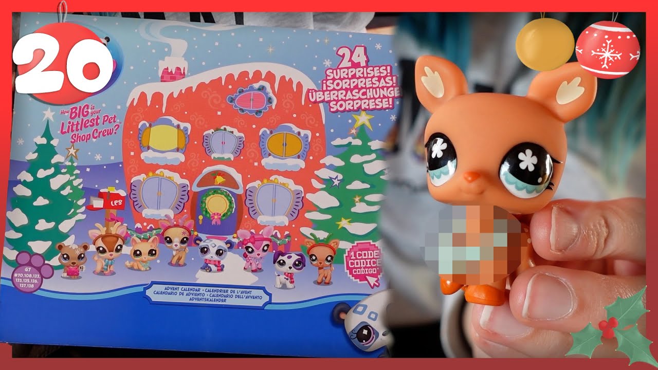 Petit FAIL dans le CALENDRIER LPS (Petshop, Pokémon) #20 | #littlestpetshop - YouTube