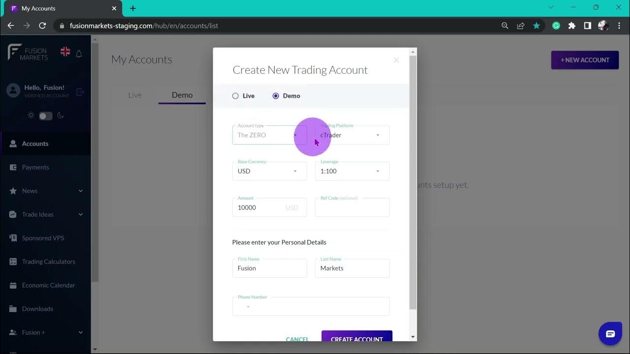 How to Add a cTrader Account - YouTube
