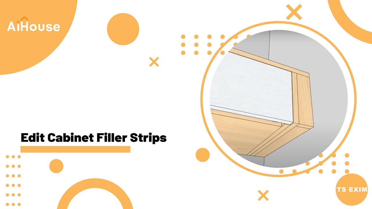 [Wardrobe FAQs] V5 plus - Edit cabinet filler strips - YouTube