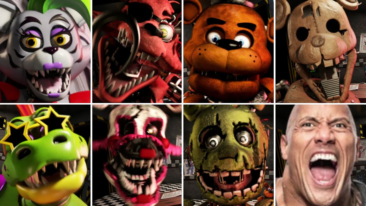 Completely Random Custom Night Remake - All Jumpscares - YouTube
