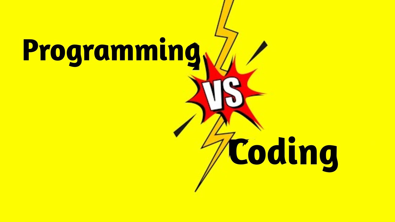 Programming vs coding detail explanation @CodeWithHarry ...