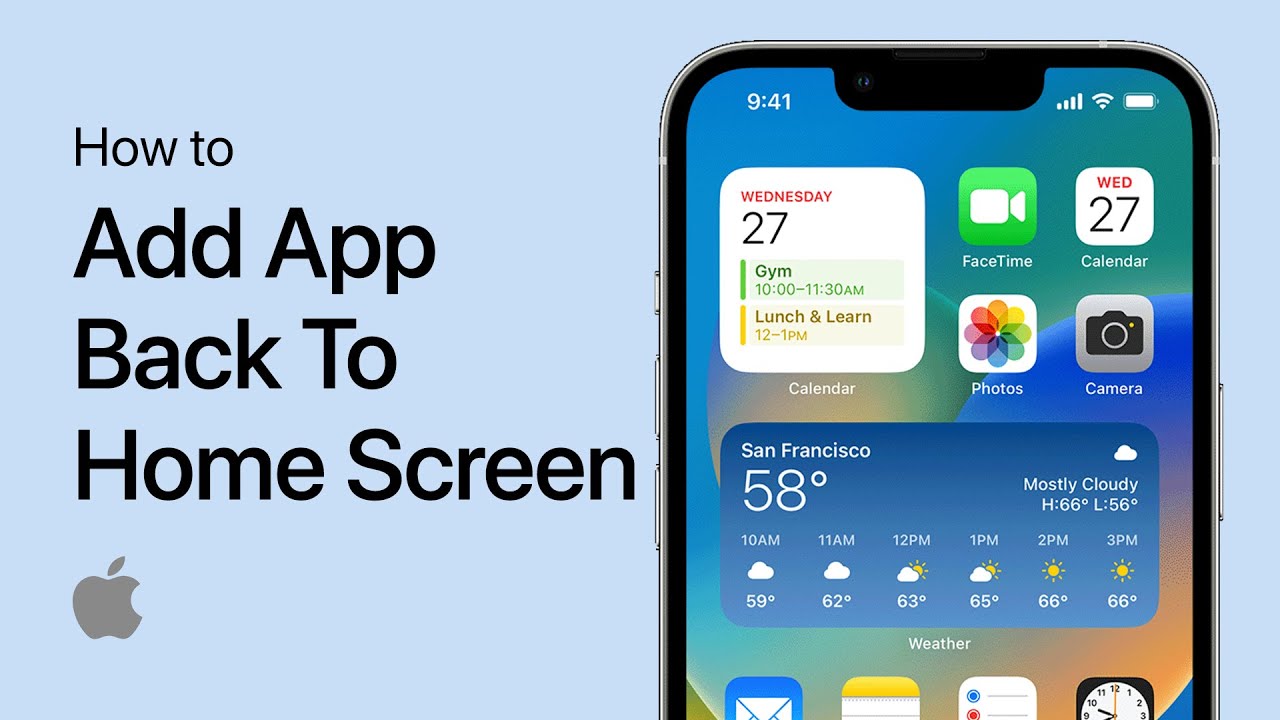 How To Add an App Back to Home Screen on iPhone - Easy Guide - YouTube