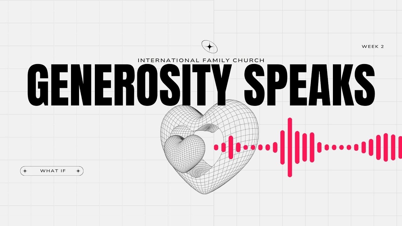 Generosity Speaks (Pt 2) Bishop Brian Greene - YouTube