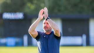 Adam Stevens post Ilkeston FA Trophy win. 08.10.2022 by @Coalville Town ...