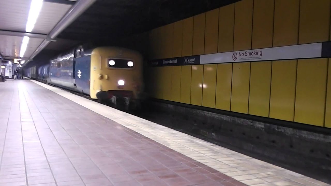 55022 passes Glasgow Central Low Level 22/03/14 - YouTube