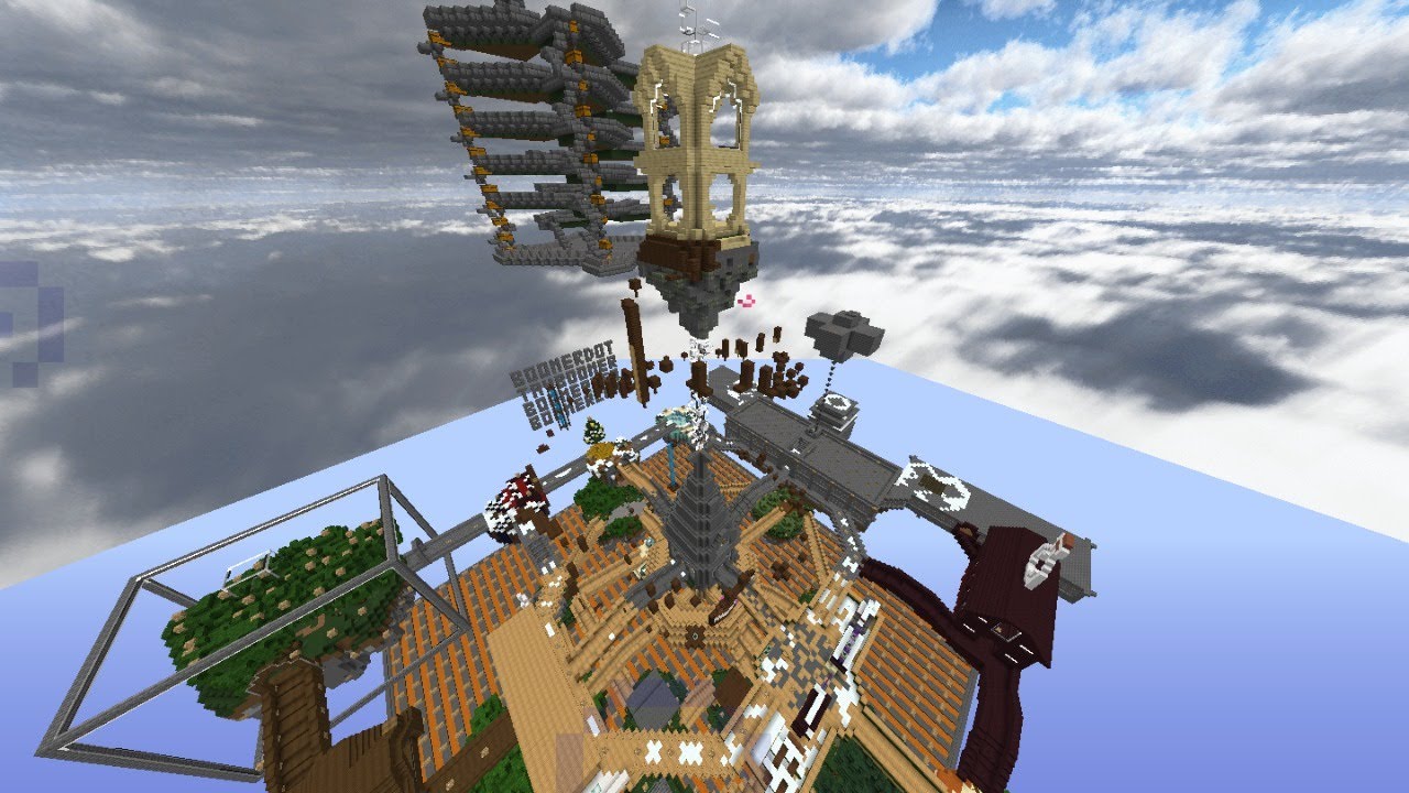 Bedwars and building (hypixel skyblock) - YouTube