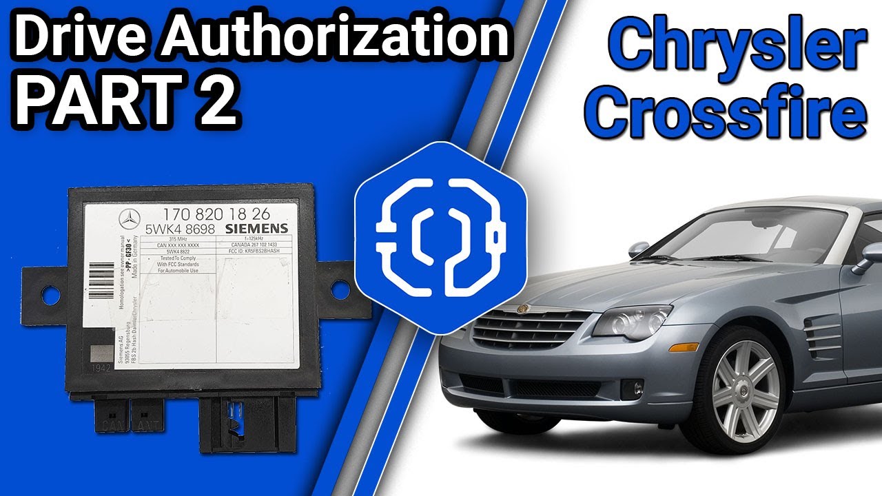 Chrysler Crossfire Drive Authorization Start Check (diagnosis) PART 2 ...
