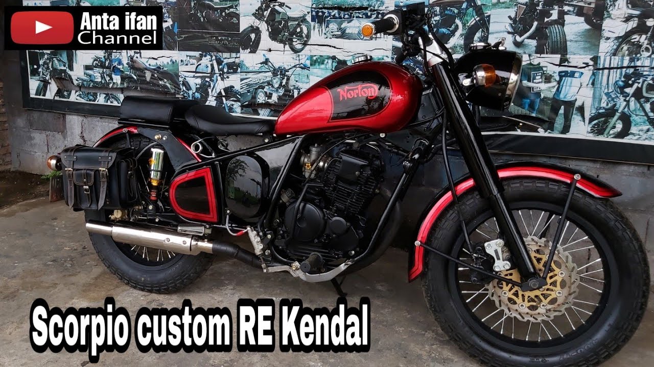 Scorpio Custom Royal enfield // Kota Kendal - YouTube
