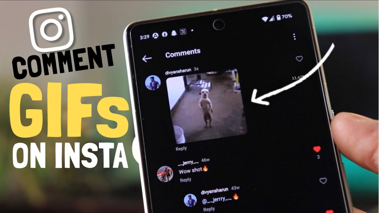 How To Comment GIFs on Instagram ? ( Android + IOS ) - YouTube
