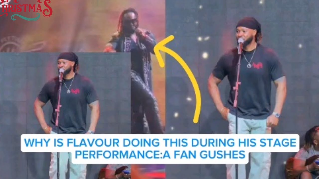 A FAN GUSHES OVER SINGER FLAVOUR STAGE PERFORMANCE AND HOW HE NEEDS TO ...