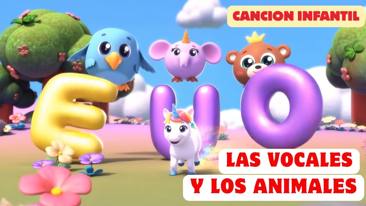 Las vocales y los animales - YouTube