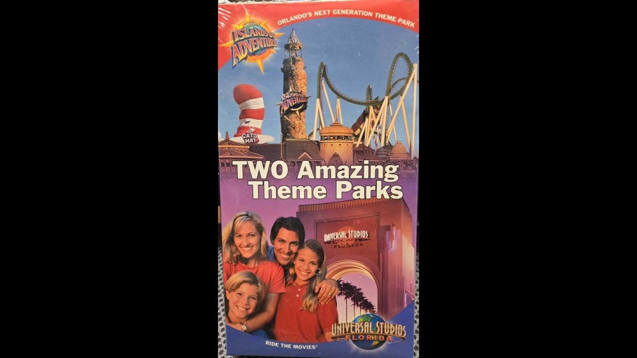 Universal Orlando Resort : TWO Amazing Theme Parks (2001 Promo VHS Tape ...