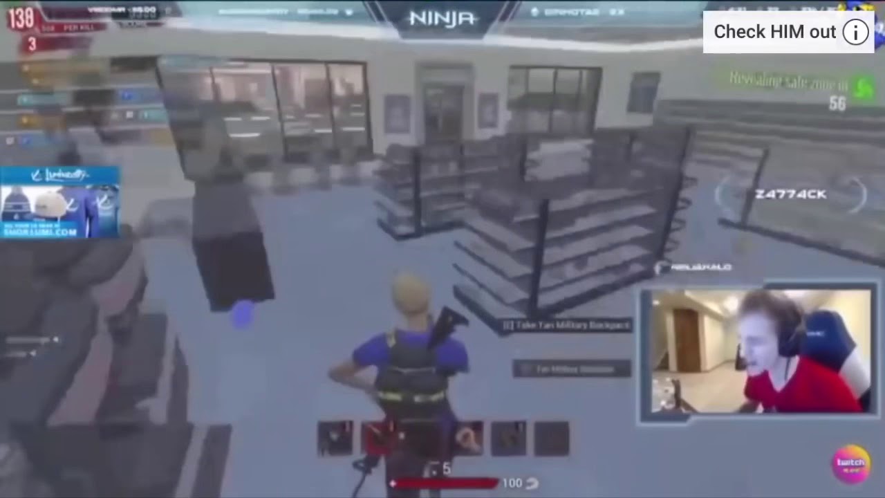 Ninja yelling at a kid for 10 mins straight - YouTube