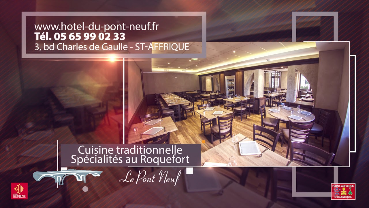 Hotel - Restaurant Le Pont Neuf - YouTube