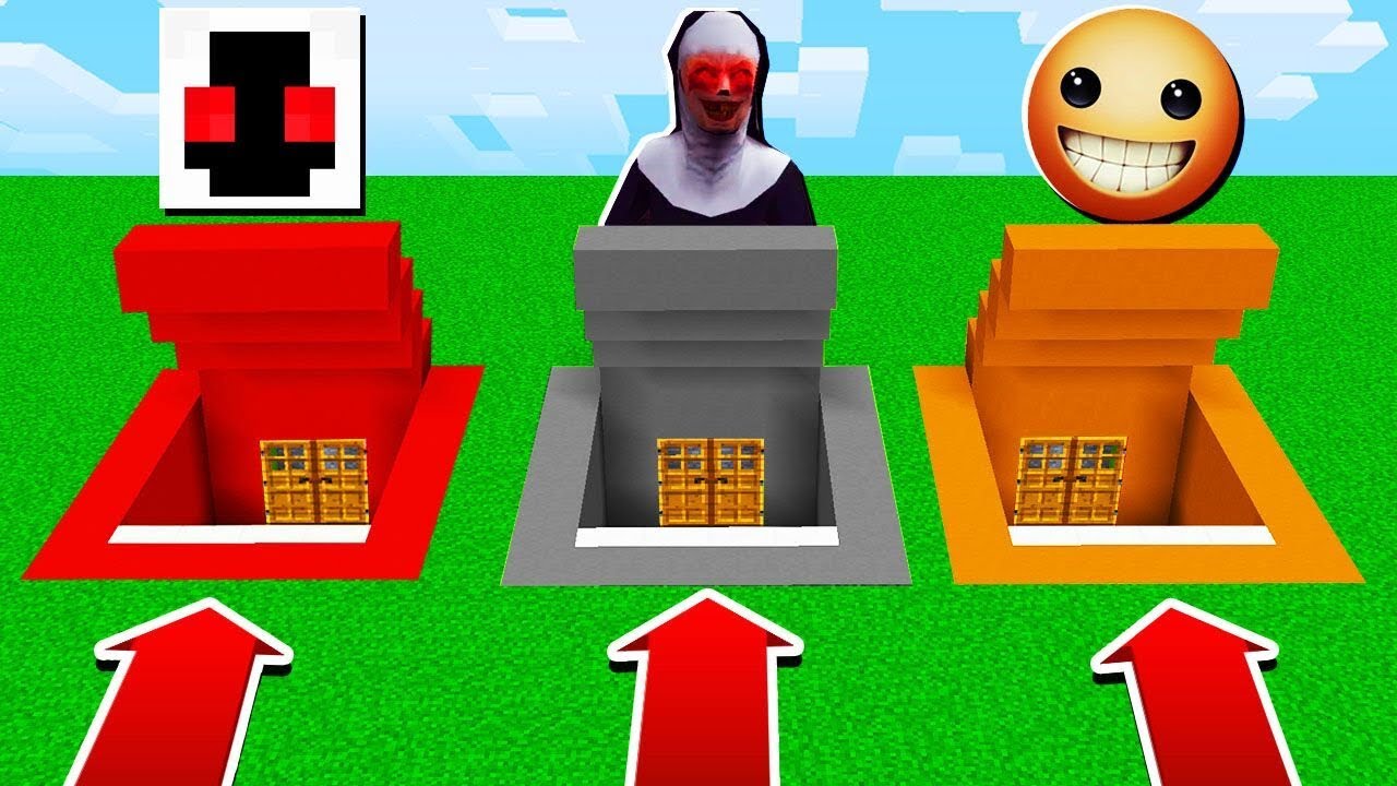 DO NOT CHOOSE THE WRONG SECRET BASE in Minecraft Pocket Edition - YouTube
