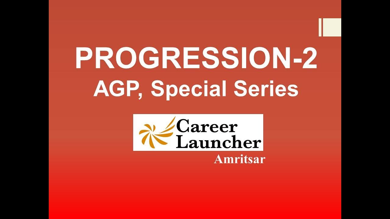 Progressions- AGP, Special series - YouTube
