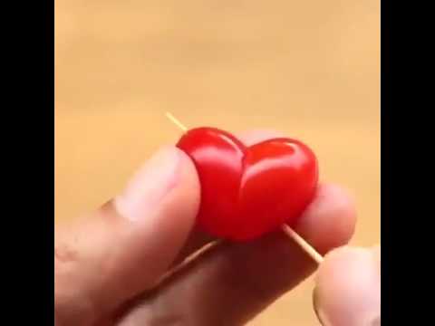 Meyve sebzeden kolay şekiller