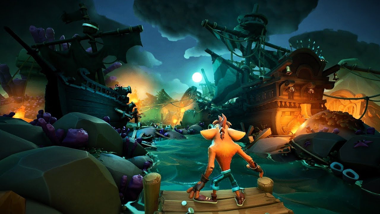 CRASH GOES TO RELEASE AKANO ONE OF THE FOUR MASK FROM THE SEA MONSTER ...