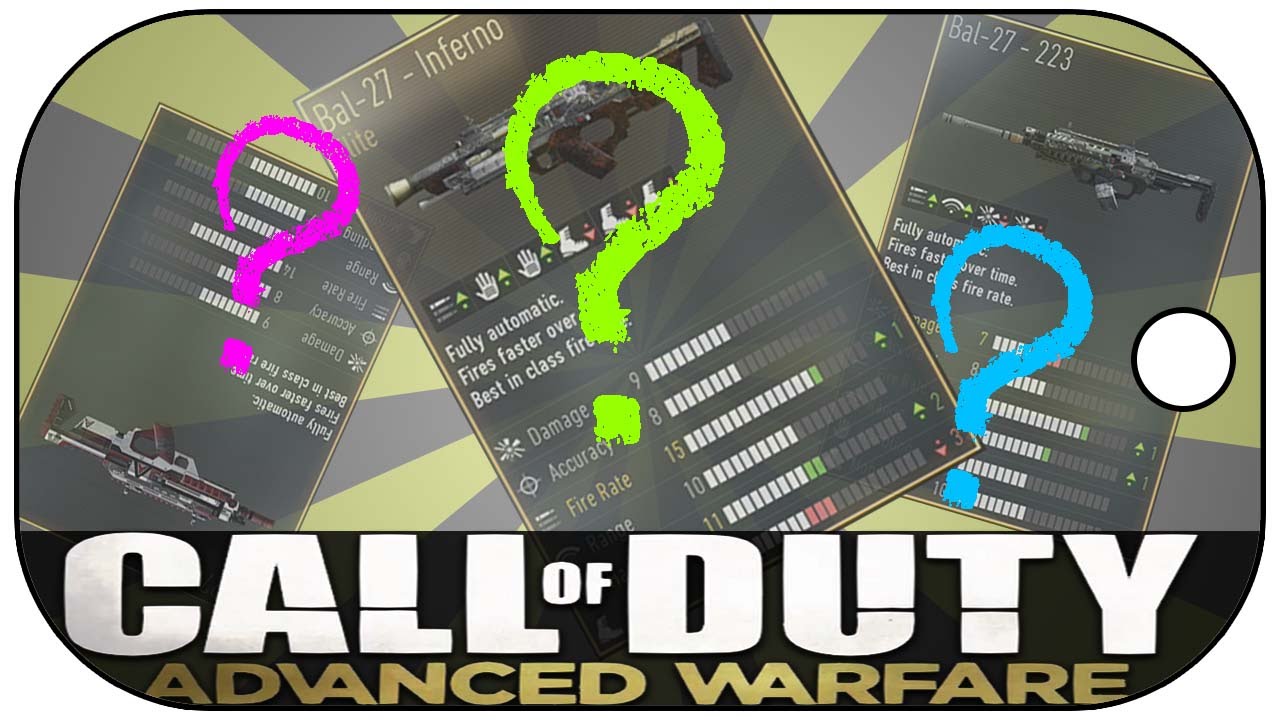 What Do the Gun Stats Mean in Call of Duty Advanced Warfare | How do ...