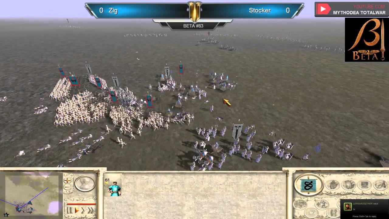 Rome: Total War BETA Flash Tournament #83 - Round 1 - |-HoS-|-ZIG-|P ...