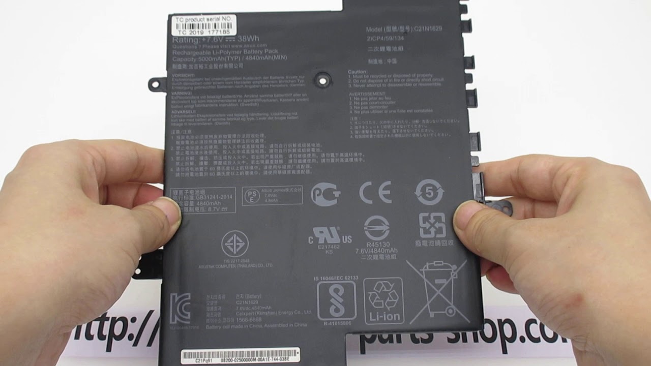 Asus c21n1629 E203MA E203NA R207NA Computer batteries,Laptop Battery ...
