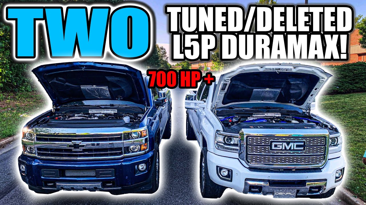 TEST DRIVE AND 4WD BOOSTED LAUNCH WITH DELETED/TUNED L5P DURAMAX ...