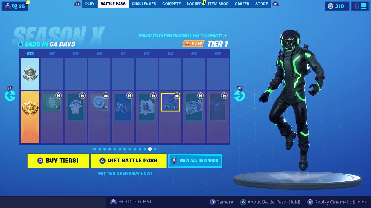 Season X (10) Battle Pass Overview - YouTube