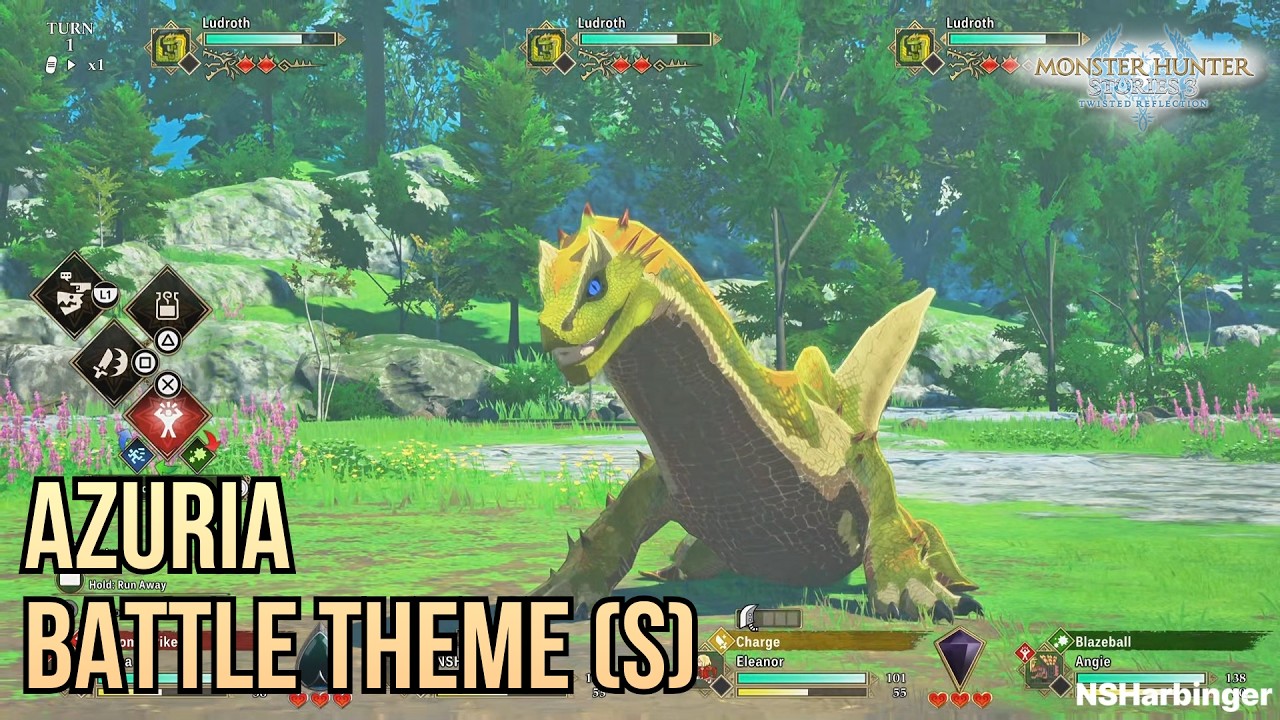 Monster Hunter Stories 3 OST – Azuria Small Monster Battle Theme | MHS3 ...