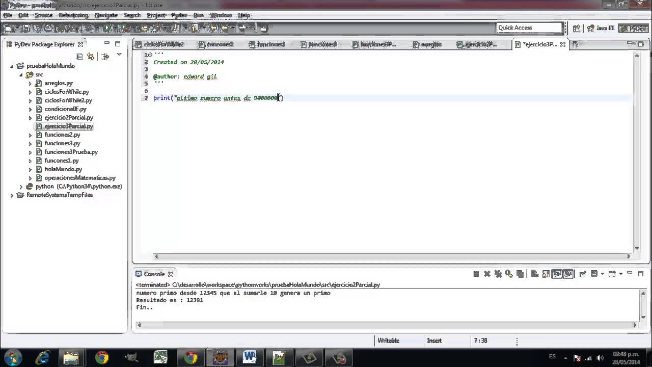 ejercicios del parcial #1 en python - YouTube