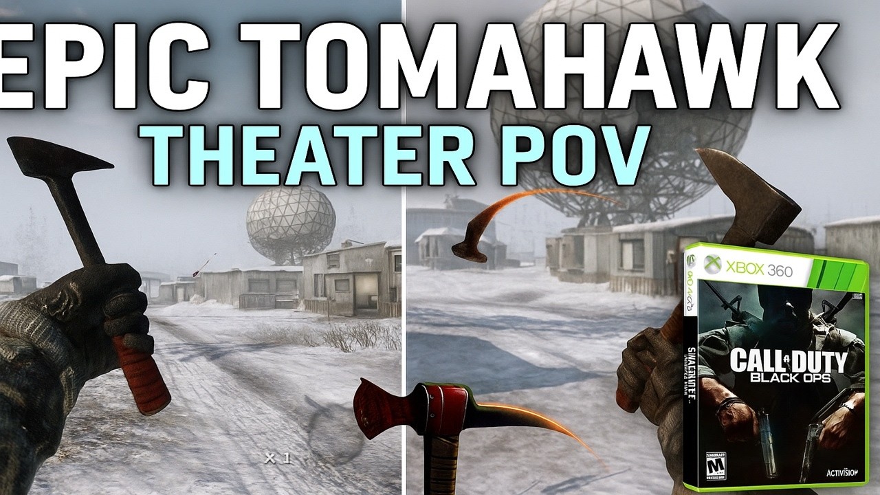 Black Ops EPIC TOMAHAWK KILL - YouTube