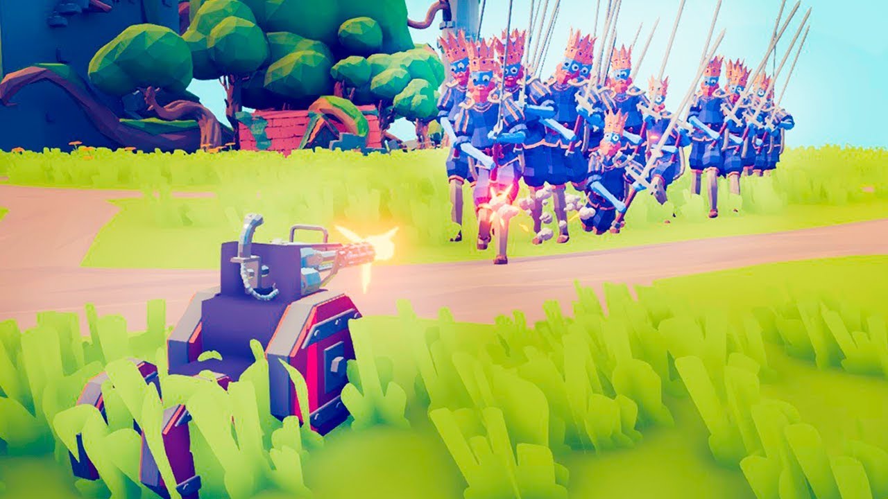 SECRET GATLING GUN VS EVERY UNIT. OP? | TABS MODDED GAMEPLAY - YouTube