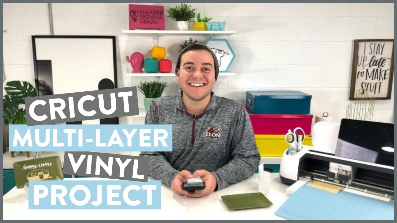 CRICUT MULTI-LAYER VINYL PROJECT - EASY DIY RING DISH! - YouTube