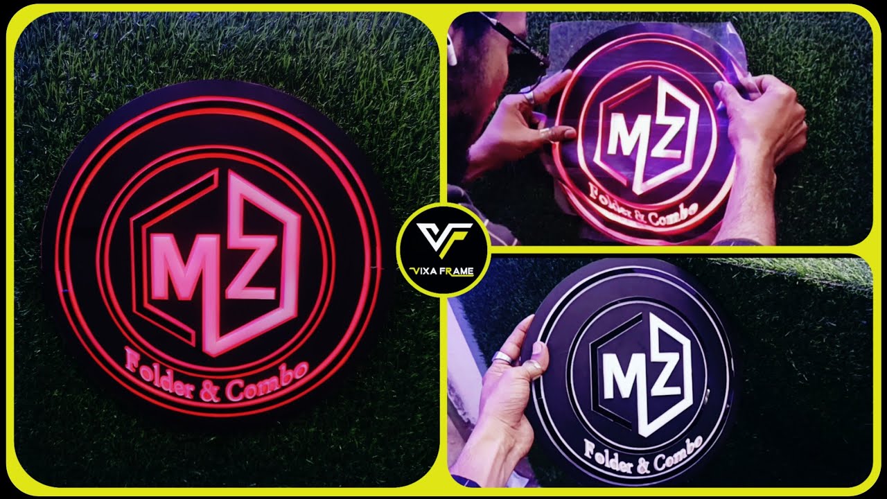 NAME BOARD DESIGN FOR HOUSE || MOBILE SHOP UNIQUE DESIGN 2D LOGO ...