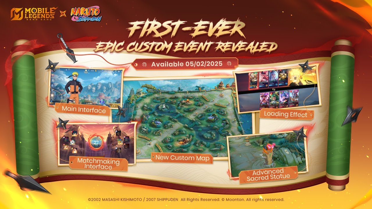 MLBB × NARUTO | Custom Content Preview | Mobile Legends: Bang Bang ...