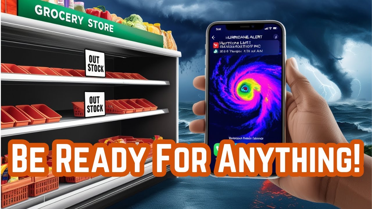Preparing for a Hurricane: Stock Up Essential Foods! - YouTube