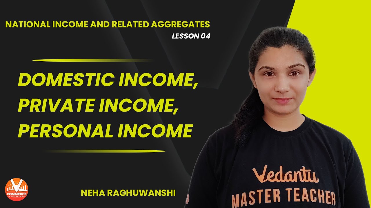 Domestic, Private & Personal Income (L4) | National Income & Related ...
