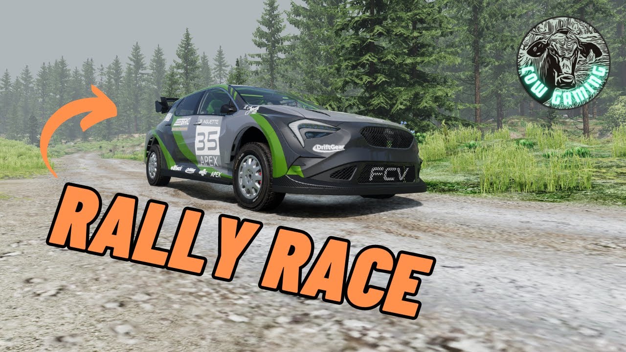 BeamNG: Rallying in the Rally Forest! - YouTube