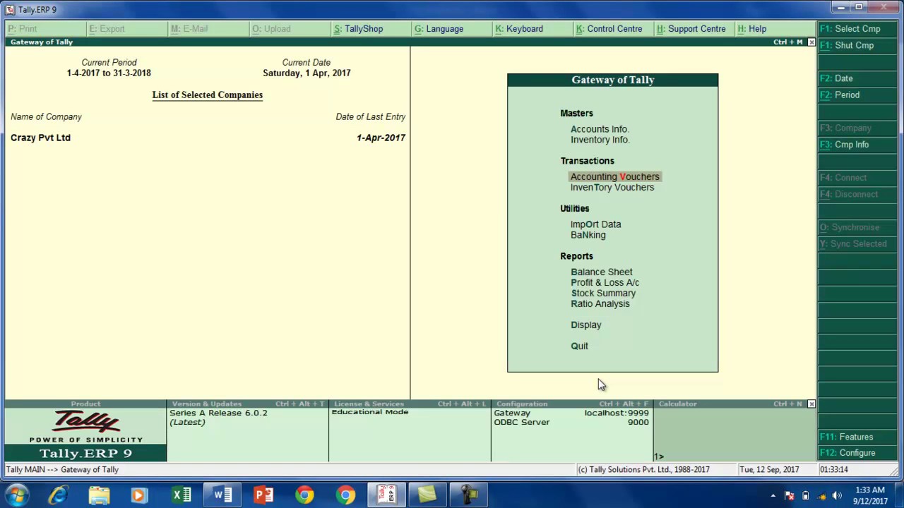 Tally final test 2 with GST - YouTube