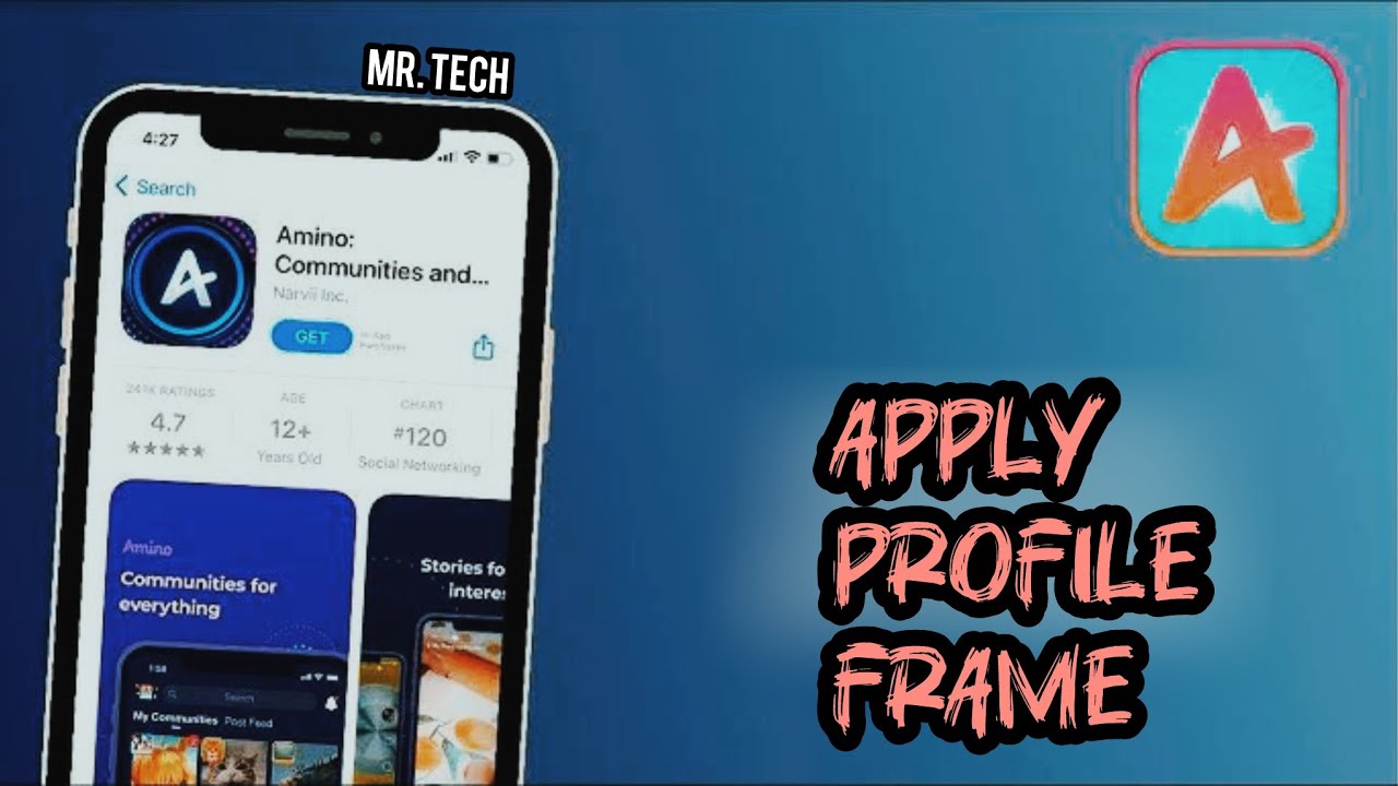 How to Apply Profile Frame in Amino Application - YouTube