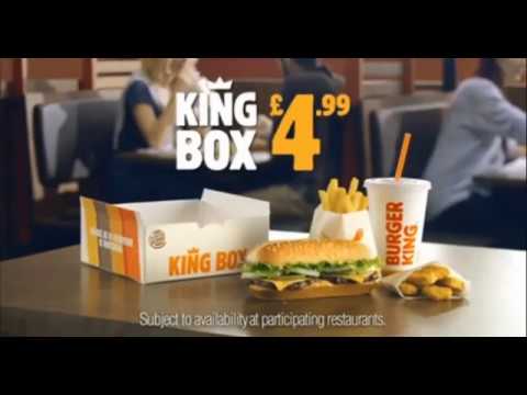 Burger King King Box - YouTube