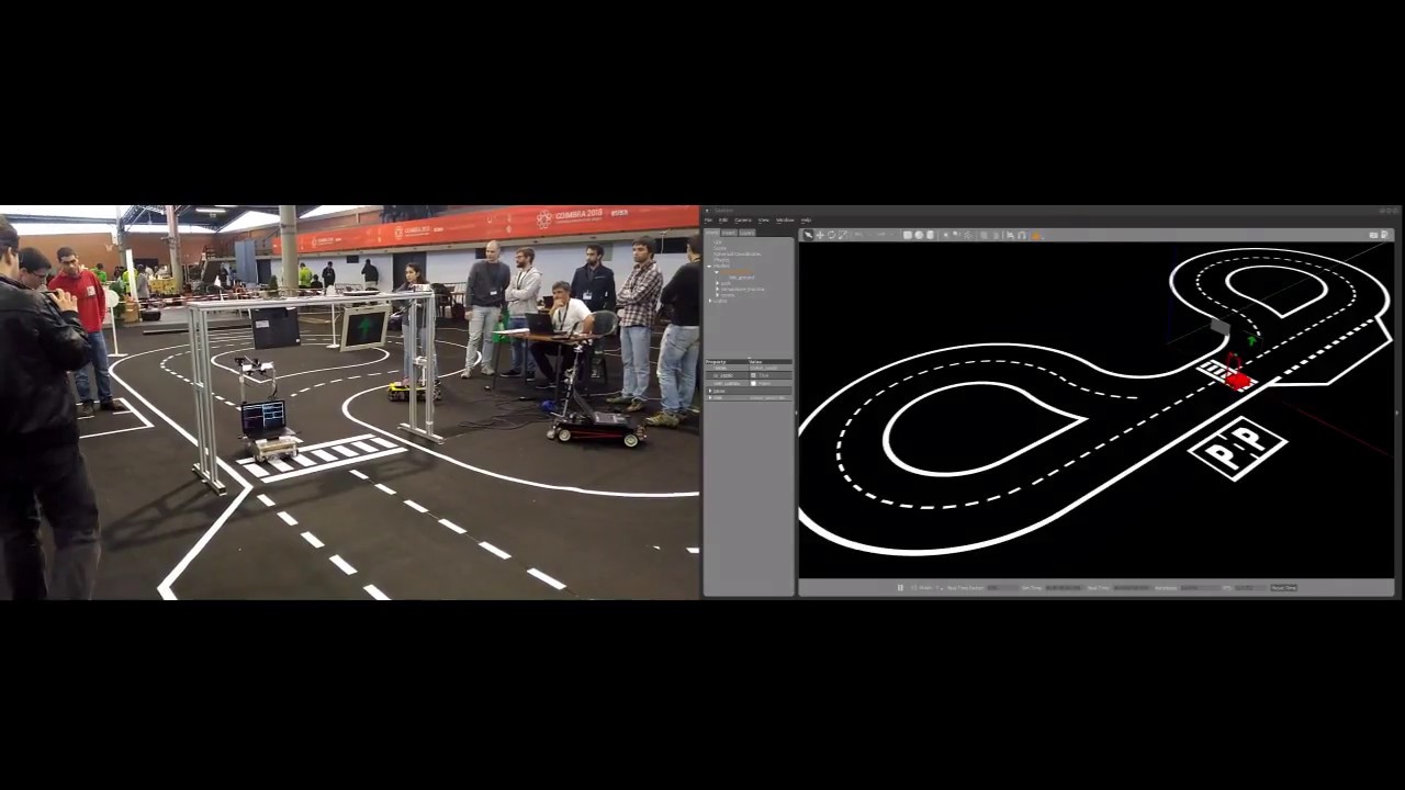 2017 Portuguese Autonomous Driving Competition ROS & Gazebo Simulator ...